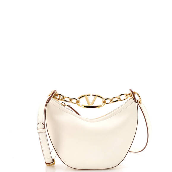 Valentino Garavani | Bags | Valentino Garavani Mini Vlogo Moon Hobo ...